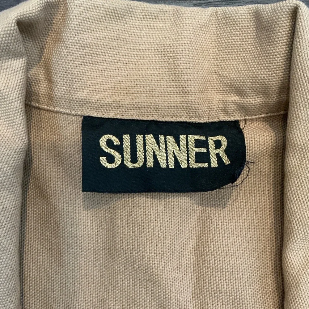 Sunner | Jackets & Coats | Sunner Utility Jacket Tan Cotton Canvas ...